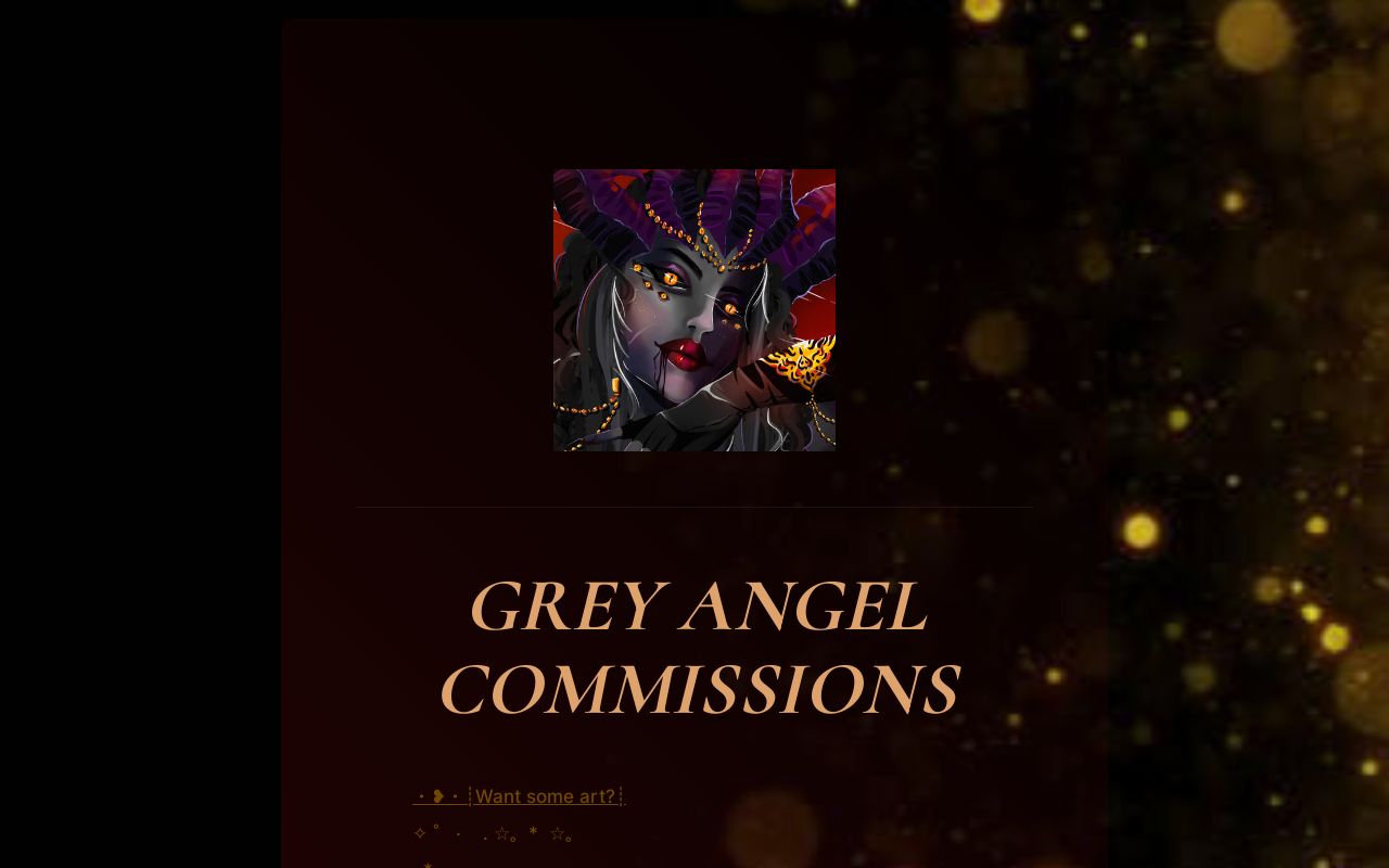 Grey Angel Commissions